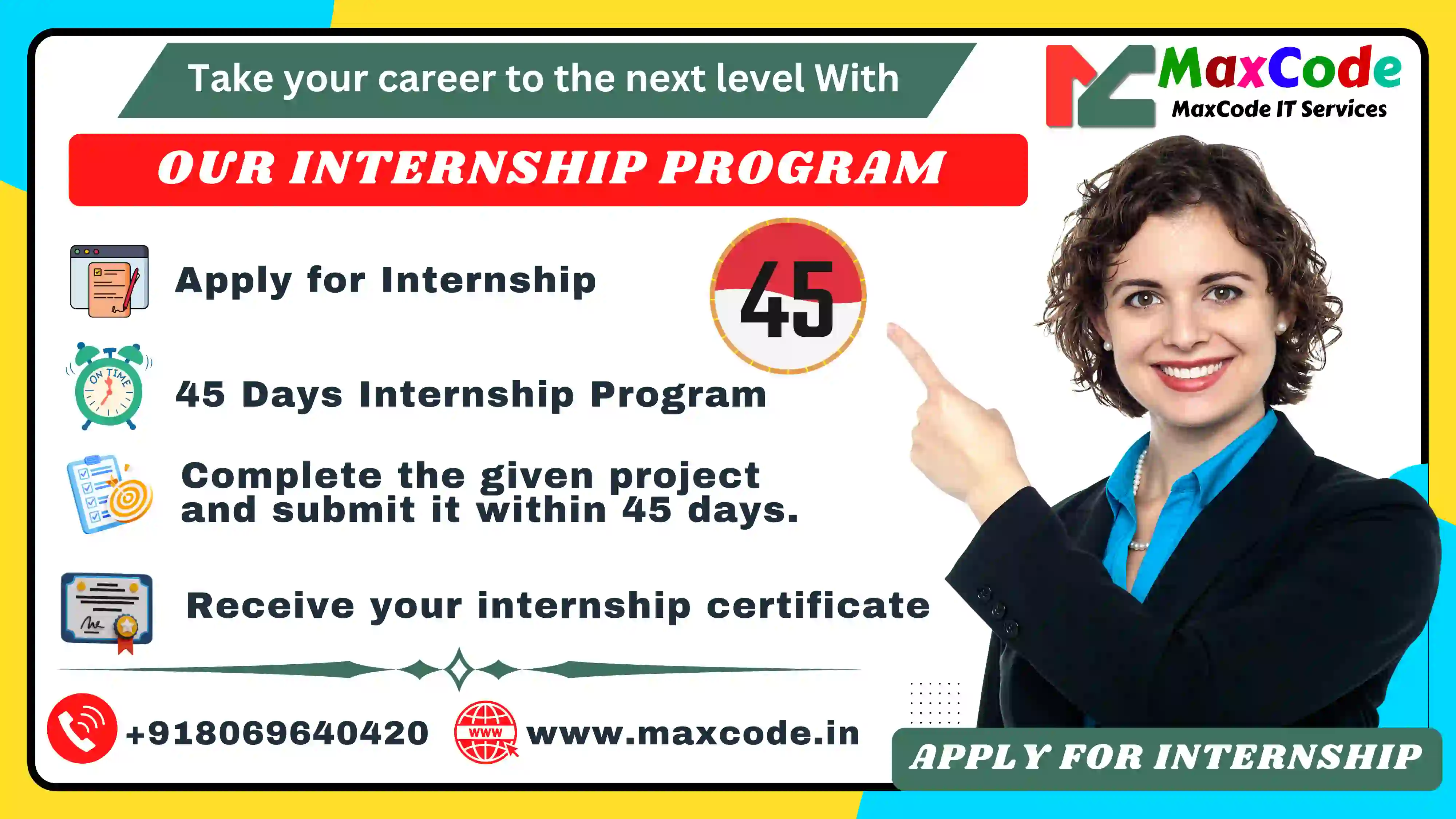 Apply For Internship | MaxCode IT Services